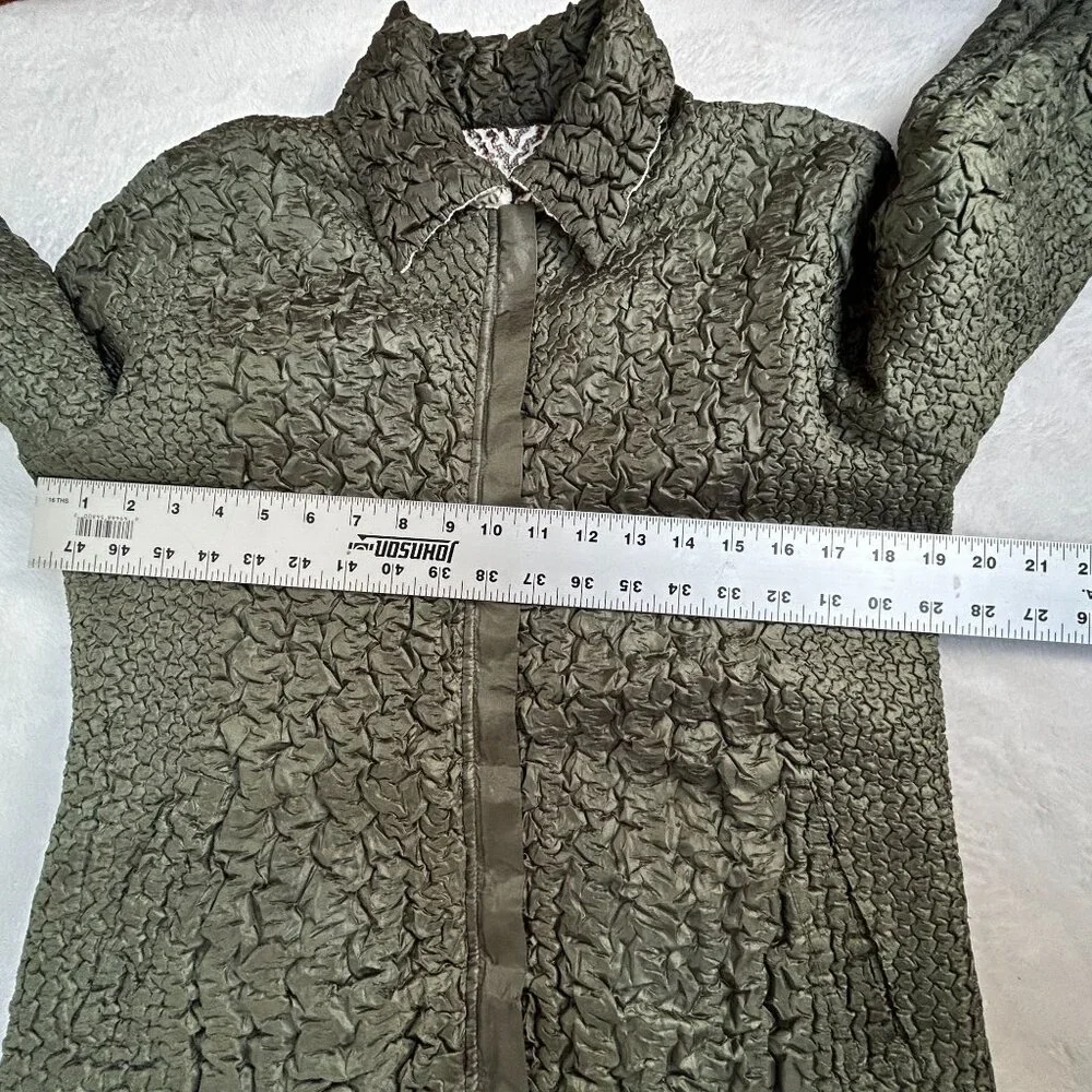 UbU | Jackets & Coats | Ubu Womens Reversible Textured Crinkle Jacket ...
